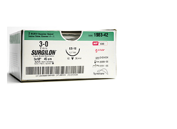 Surgilon™ Плетеный нерассасывающийся шовный материал из полиамида